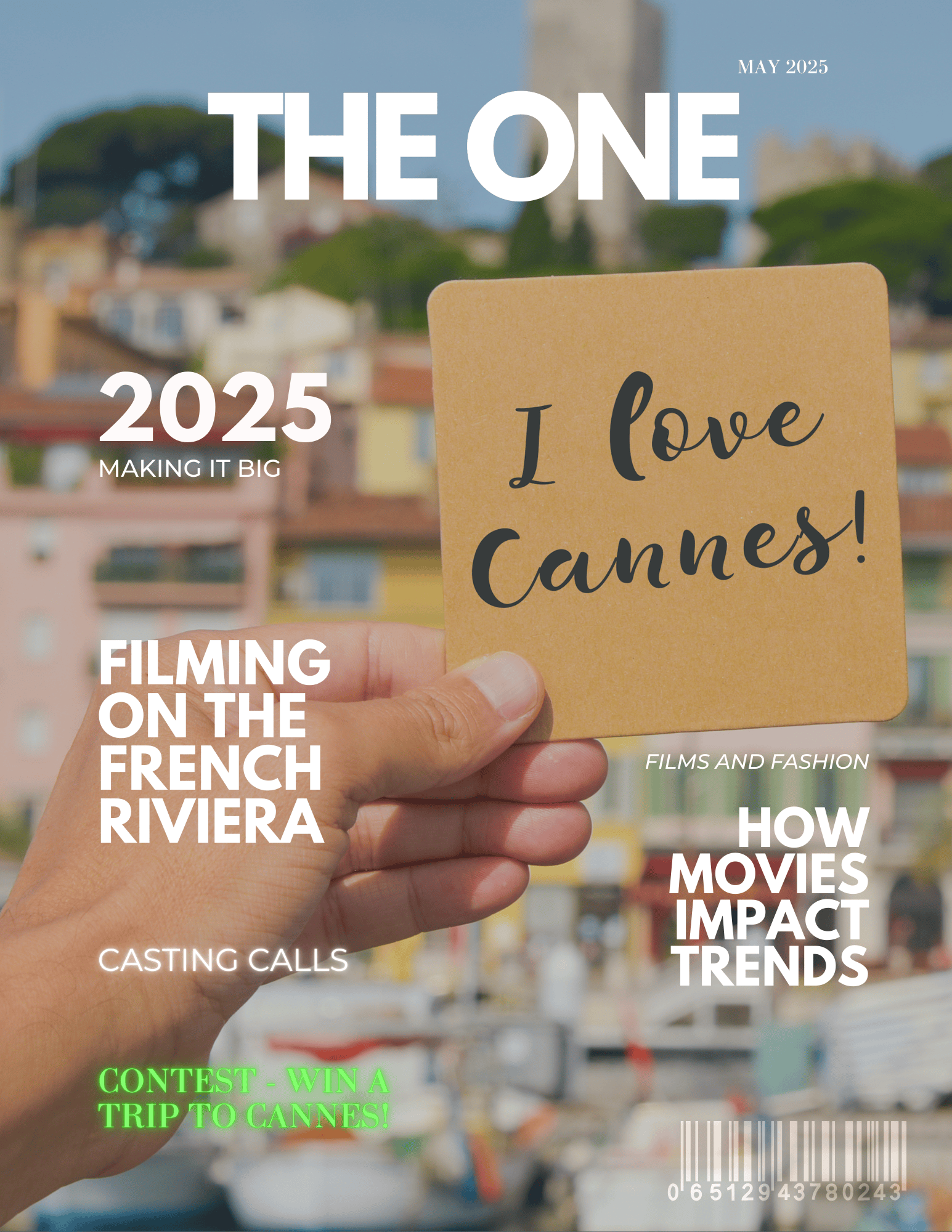 The One Magazine signup page